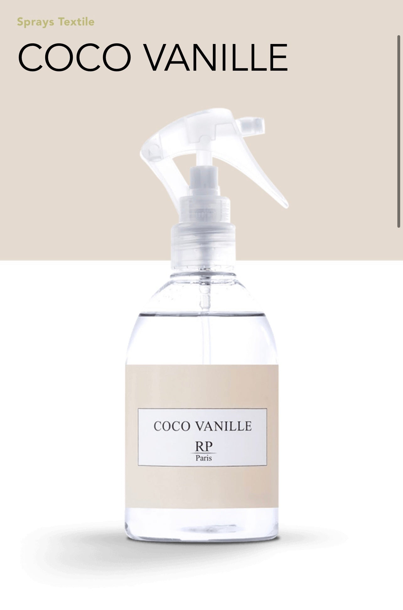 SPRAY TEXTILE COCO VANILLE 250ML